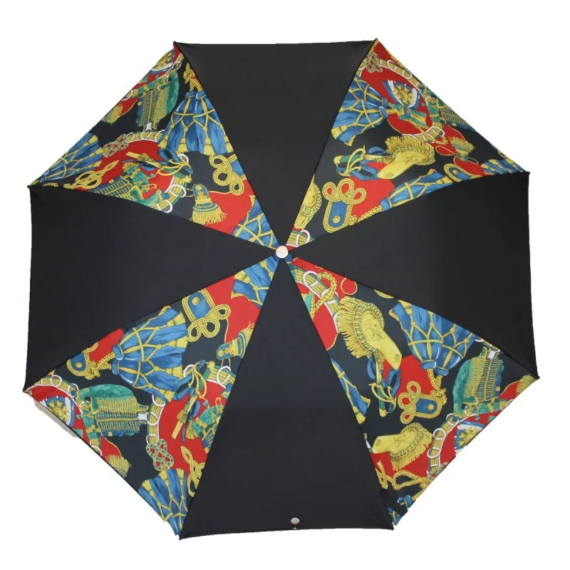 French umbrella - Automatic folding umbrella with black mill and royal ...